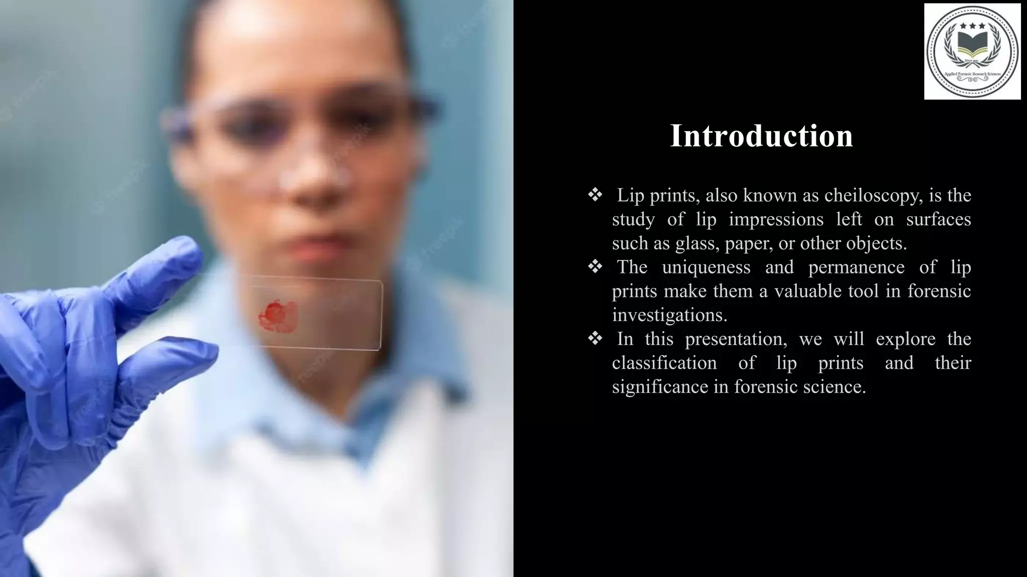 classification of lip prints | PPTX