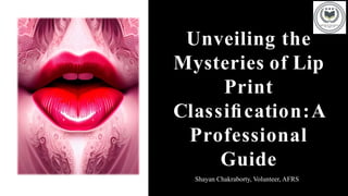 classification of lip prints | PPTX
