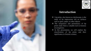 classification of lip prints | PPTX