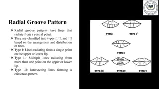 classification of lip prints | PPTX