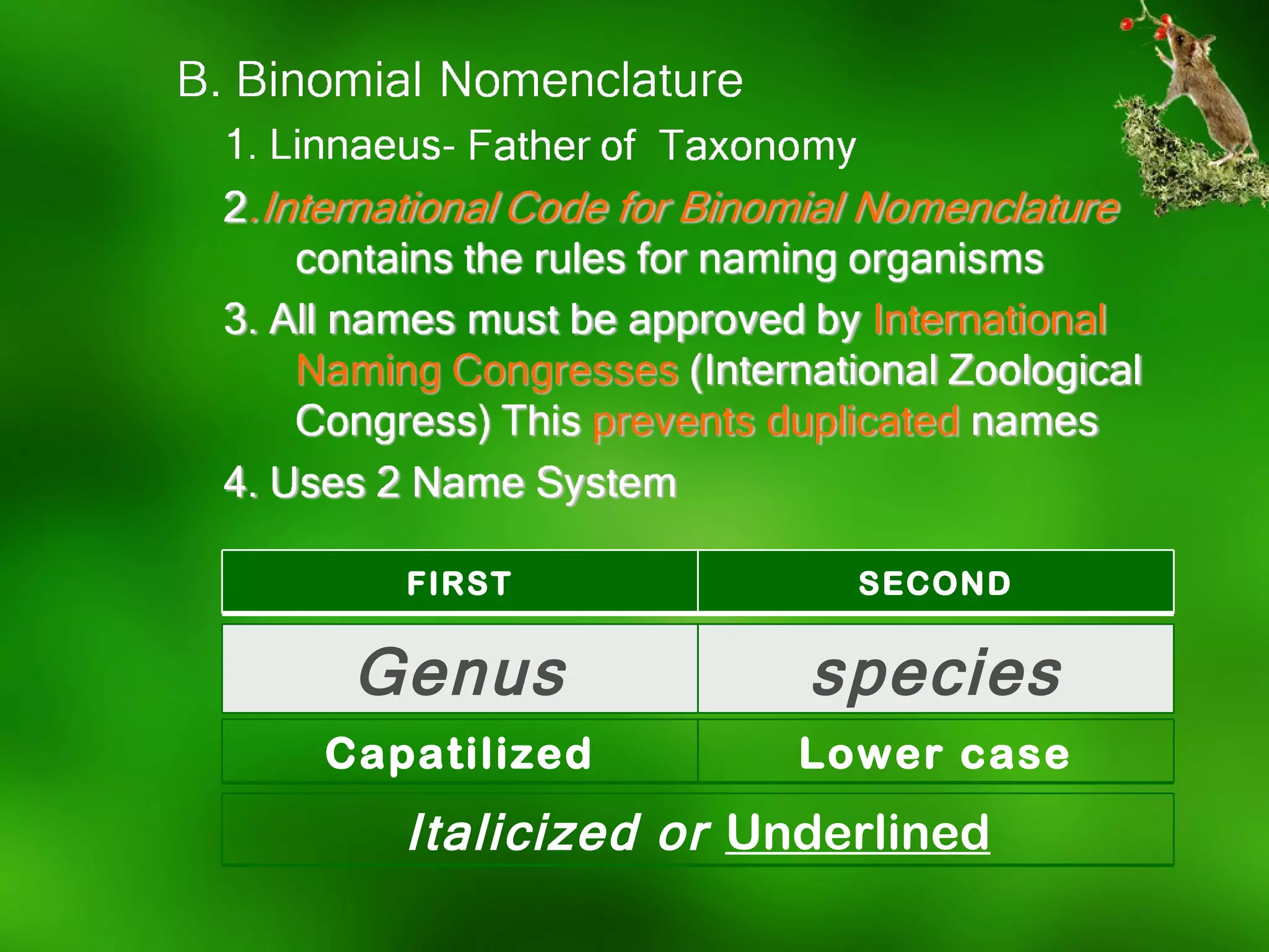 Classification of living things | PPT