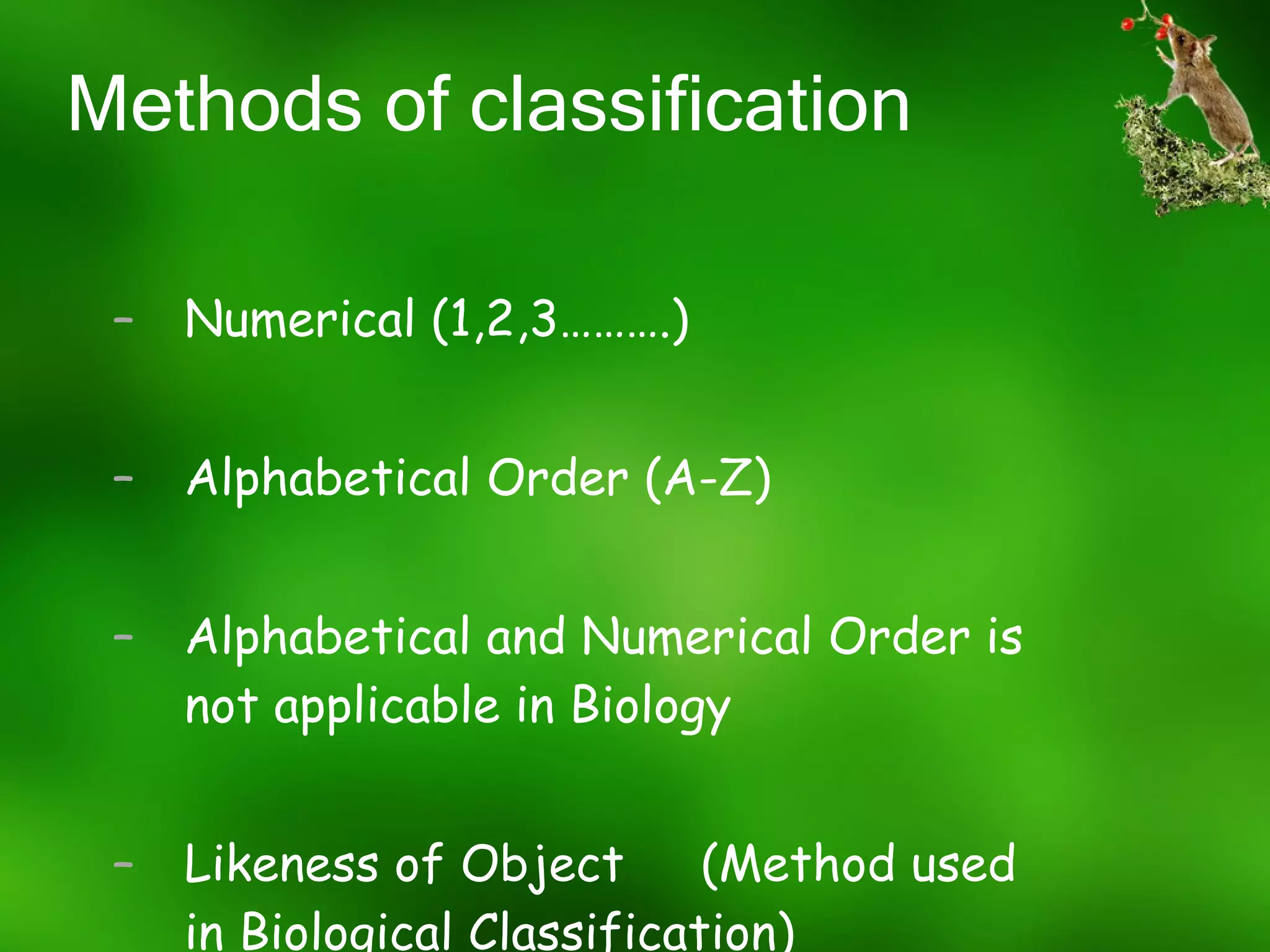 Classification of living things | PPT