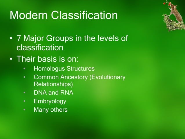 Classification of living things | PPT | Biological Sciences | Science