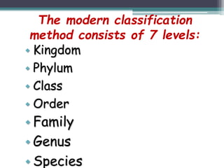 Classification of living things | PPT