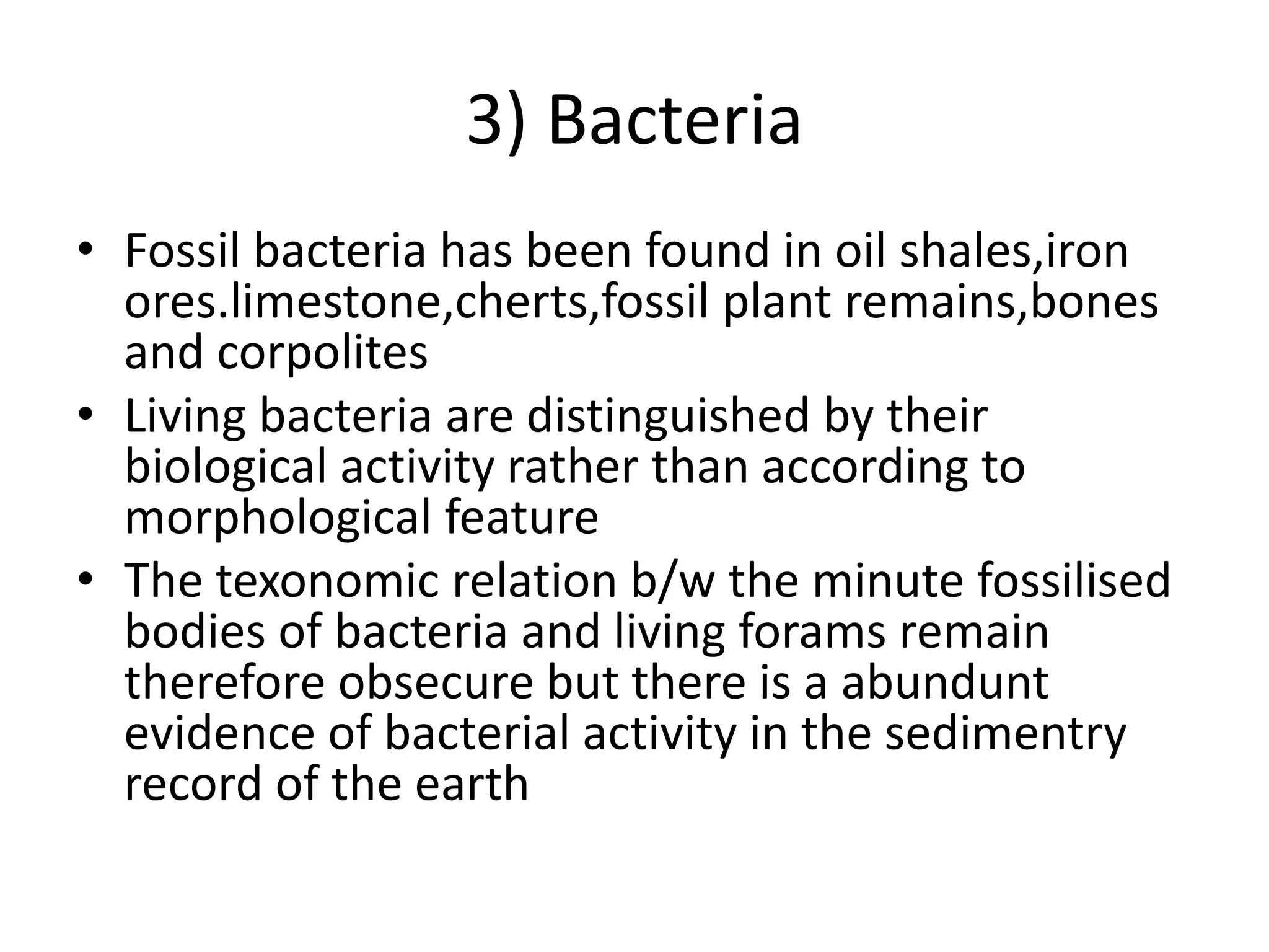 Classification of micro fossil theory | PPTX