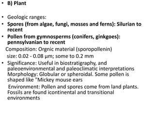 Classification of micro fossil theory | PPTX