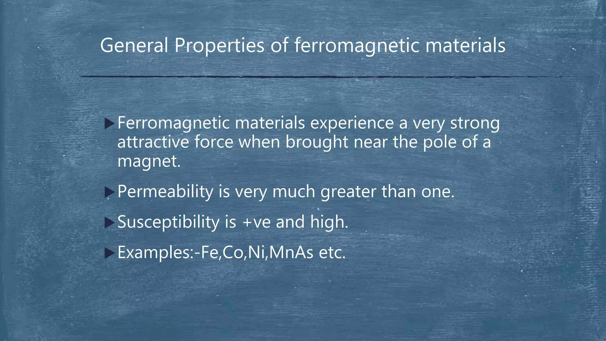 Classification of magnetic materials on the basis of magnetic moment ...