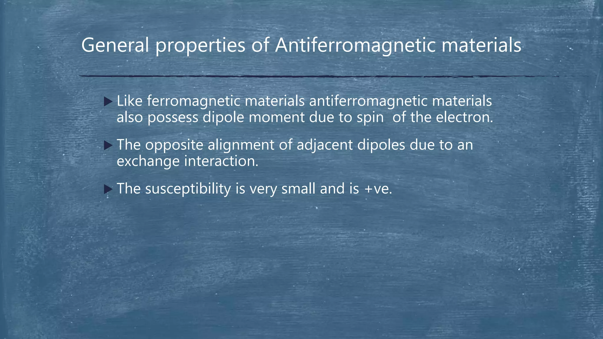 Classification of magnetic materials on the basis of magnetic moment ...