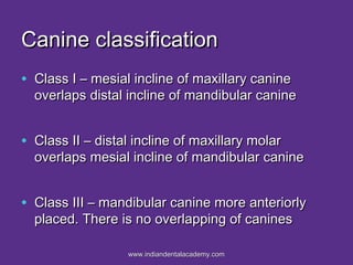 Classification of malocclusion | PPT