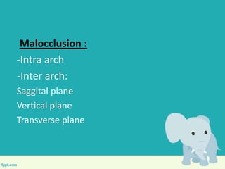 Classification of malocclusion in orthodontics | PPTX