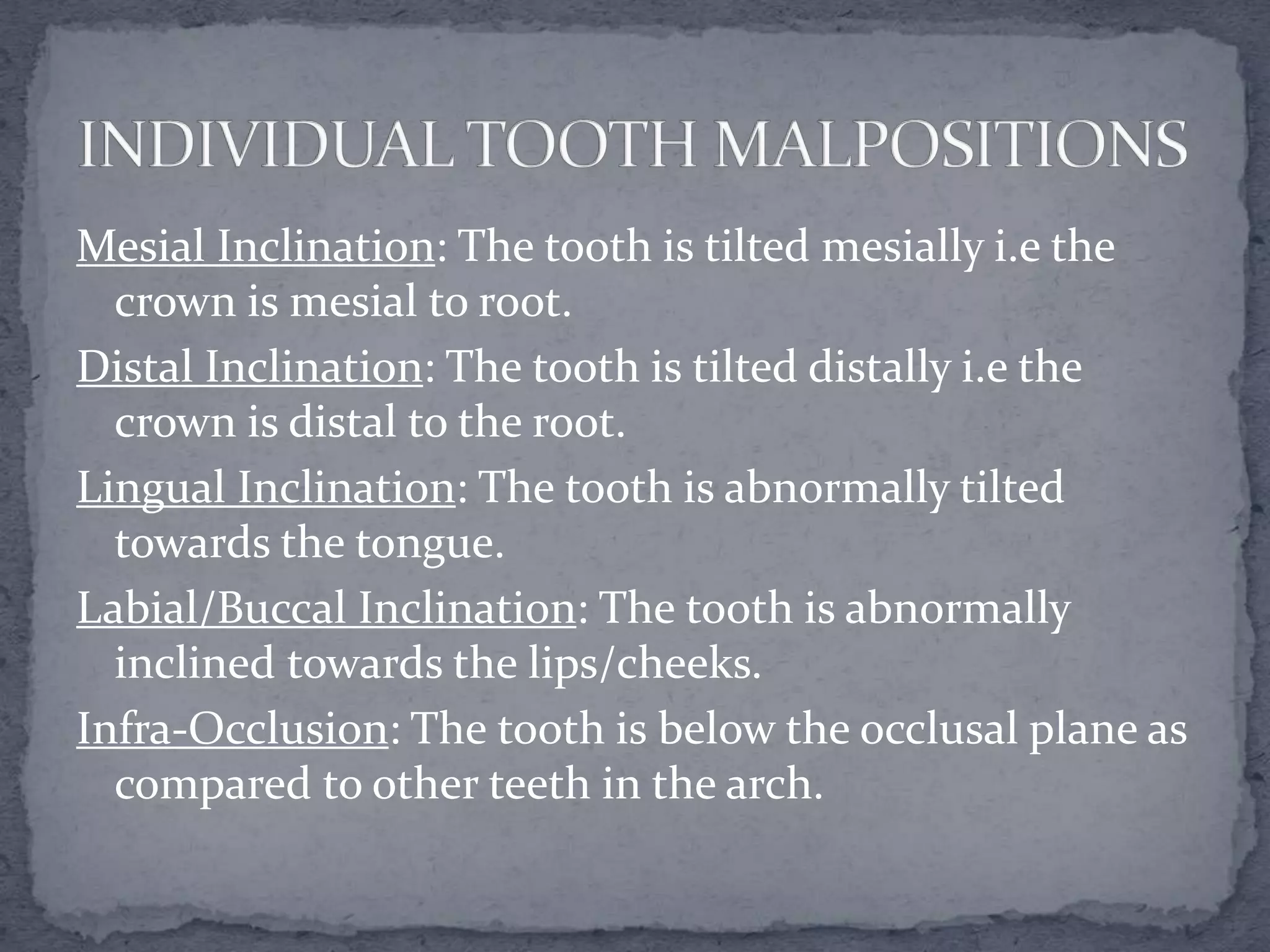 Classification Of Malocclusion | PPTX