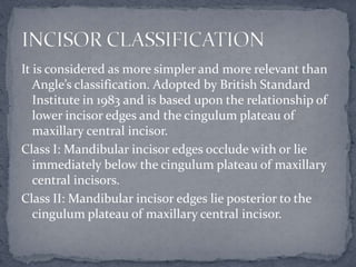 Classification Of Malocclusion | PPTX | Dental Health | Diseases and ...