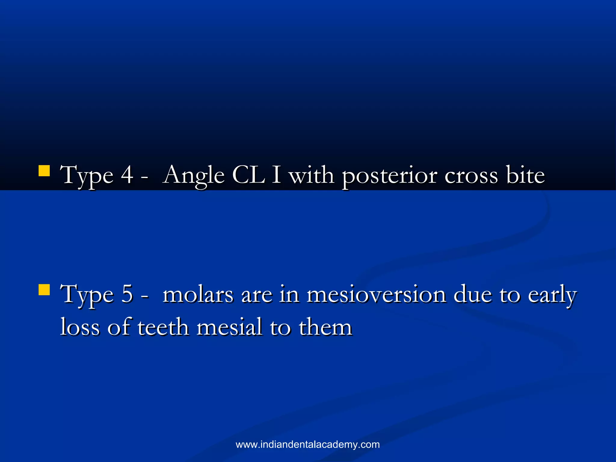 Classification of malocclusion | PPT