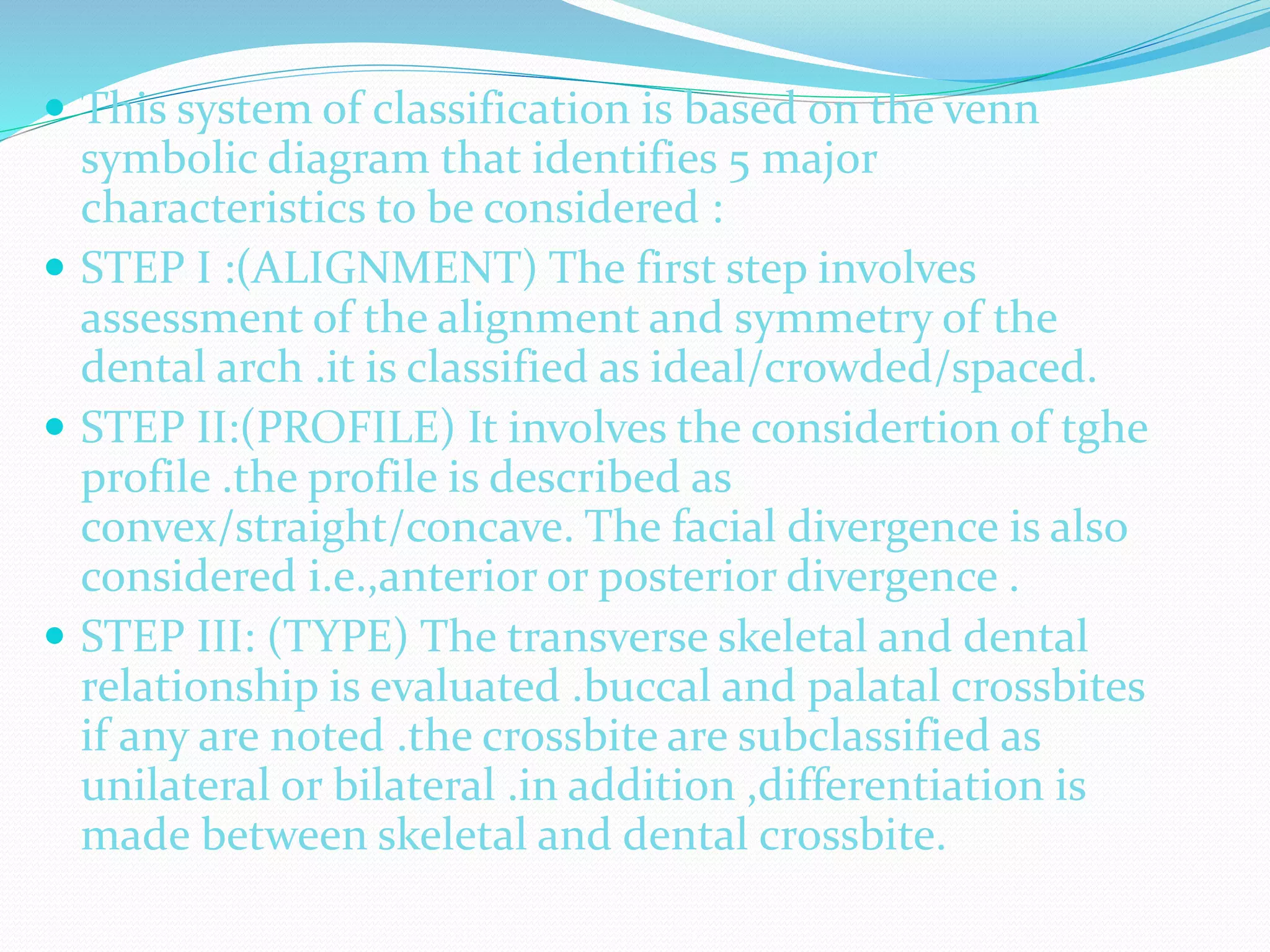 Classification of malocclusion | PPTX