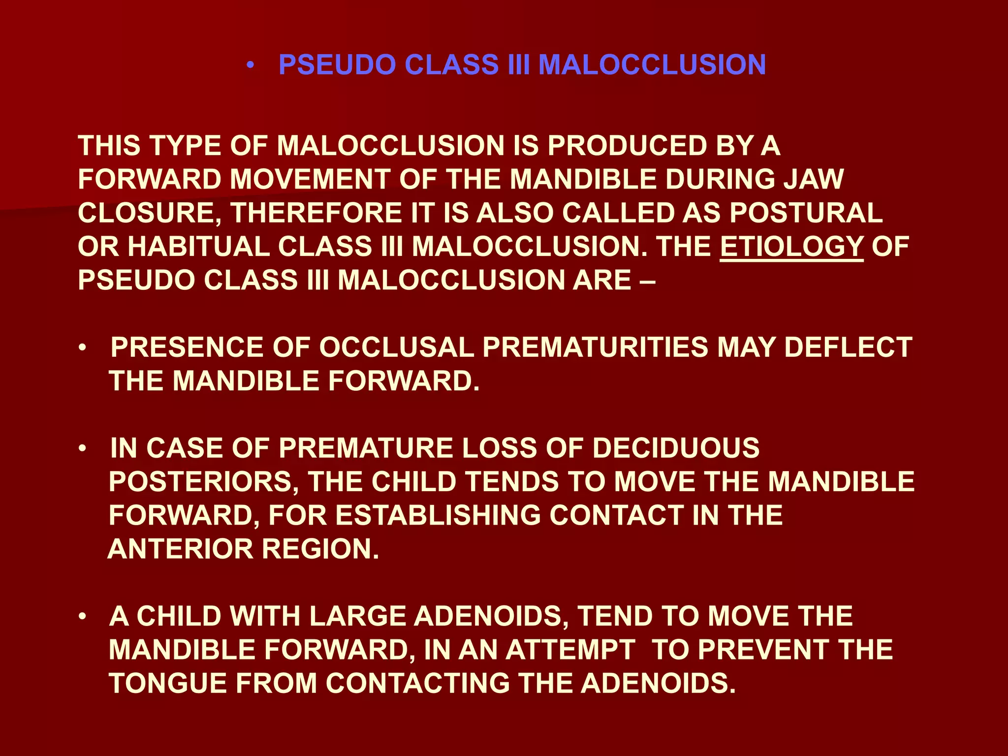 Classification of malocclusion | PPT