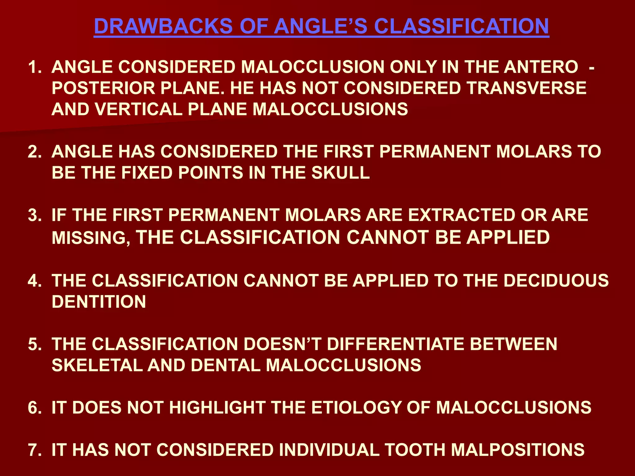 Classification of malocclusion | PPT