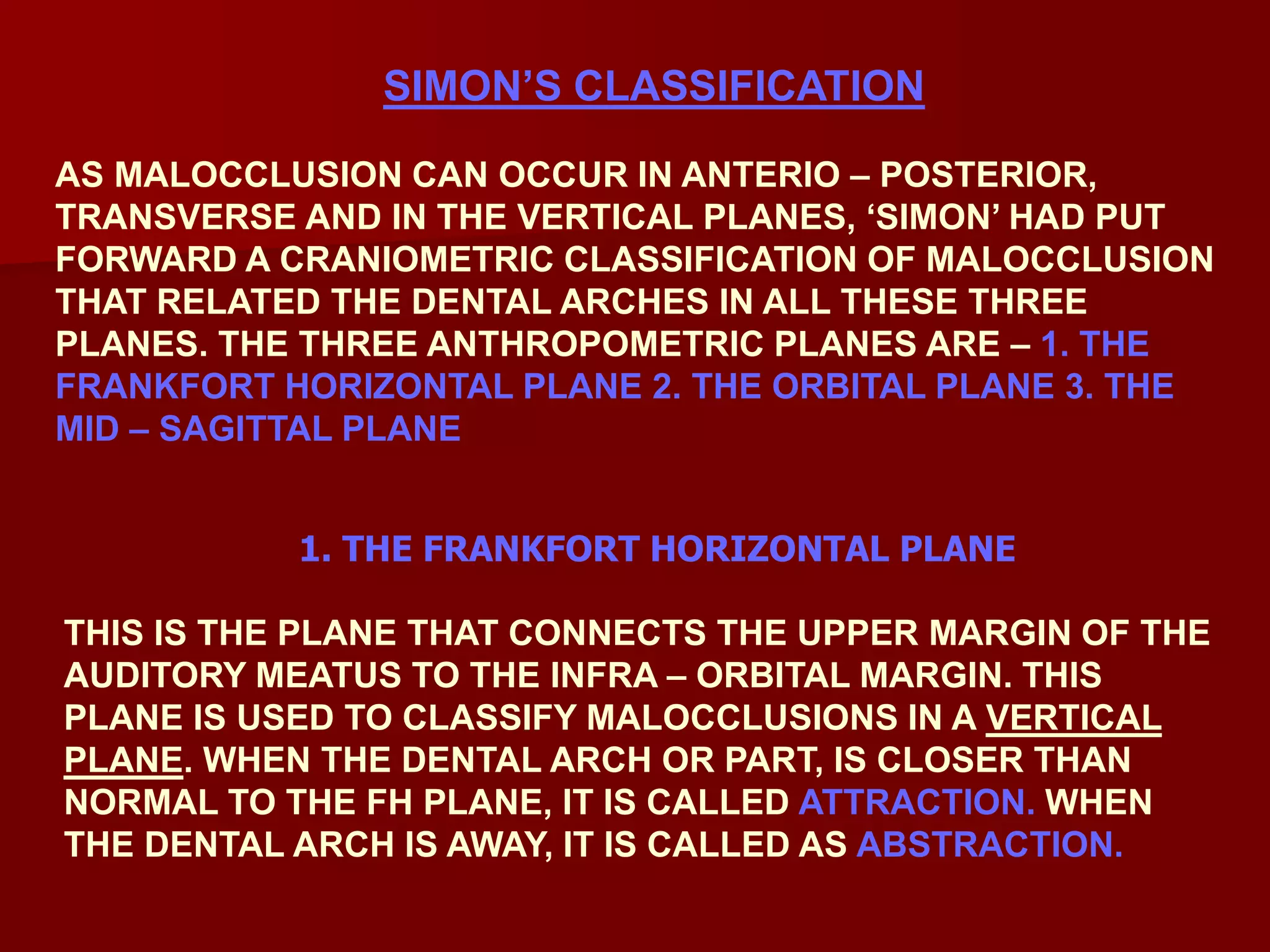 Classification of malocclusion | PPT