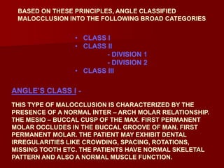 Classification of malocclusion | PPT