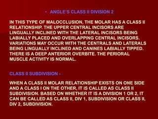 Classification of malocclusion | PPT