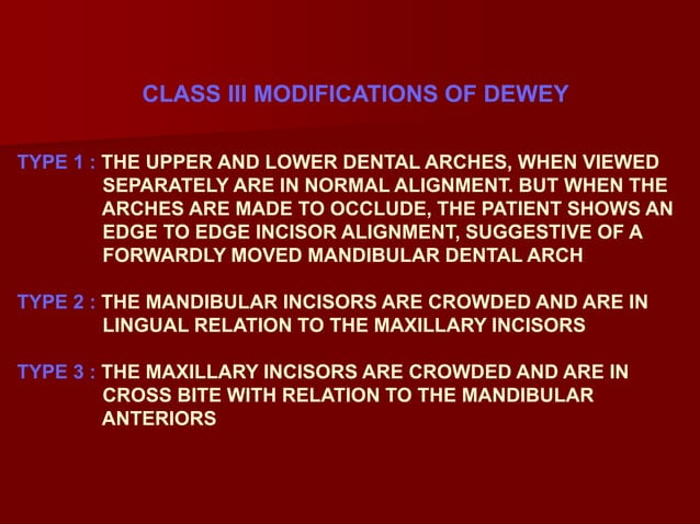 Classification of malocclusion | PPT