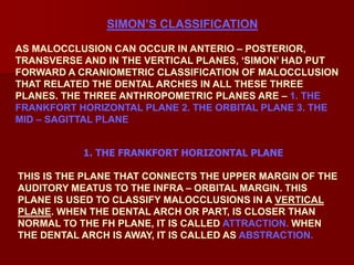 Classification of malocclusion | PPT
