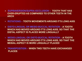 Classification of malocclusion | PPT