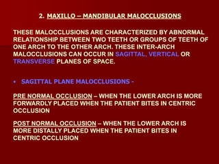 Classification of malocclusion | PPT