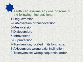 Classification of malocclusion | PPT