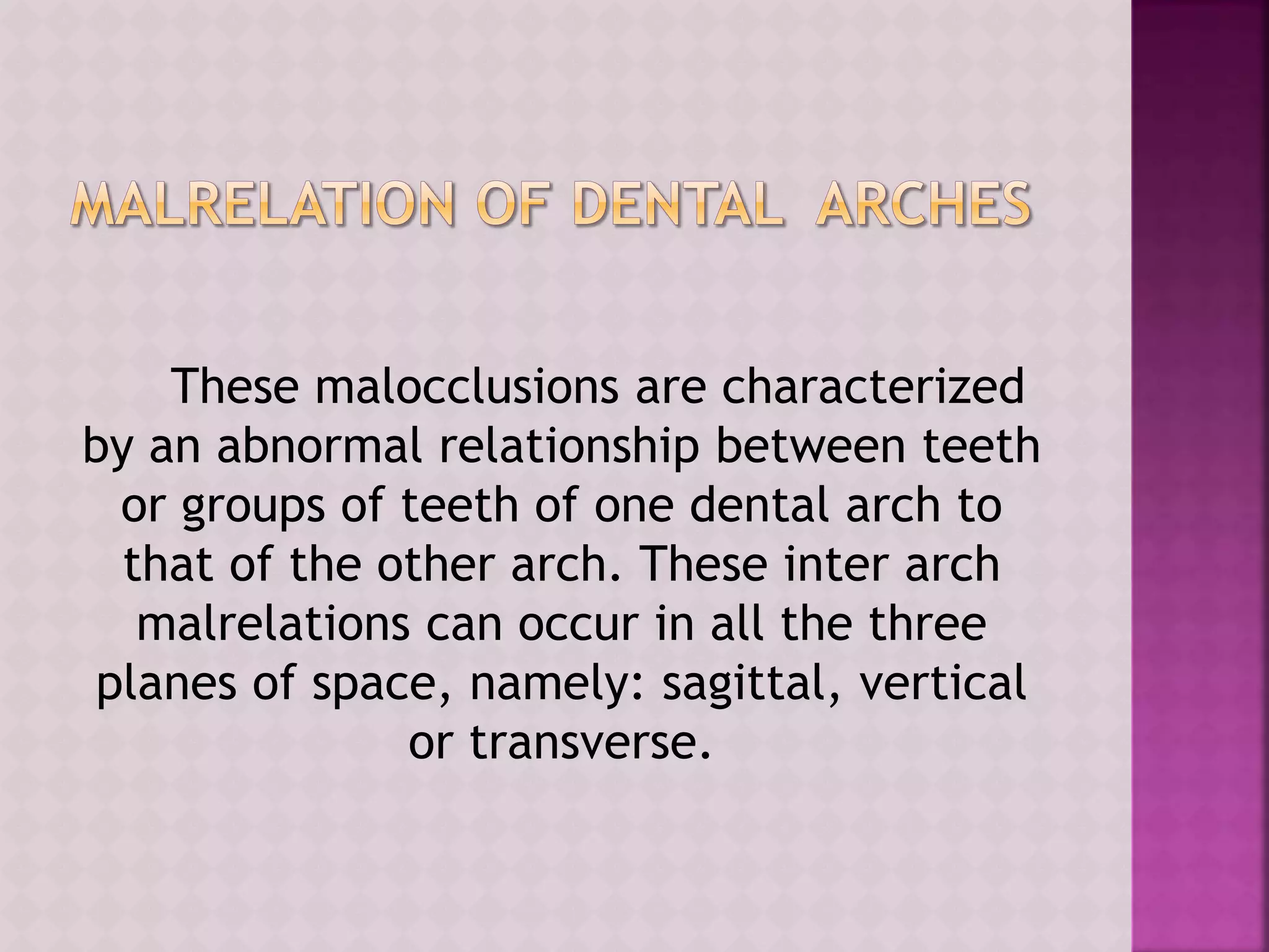 Classification ofmalocclusion | PPTX
