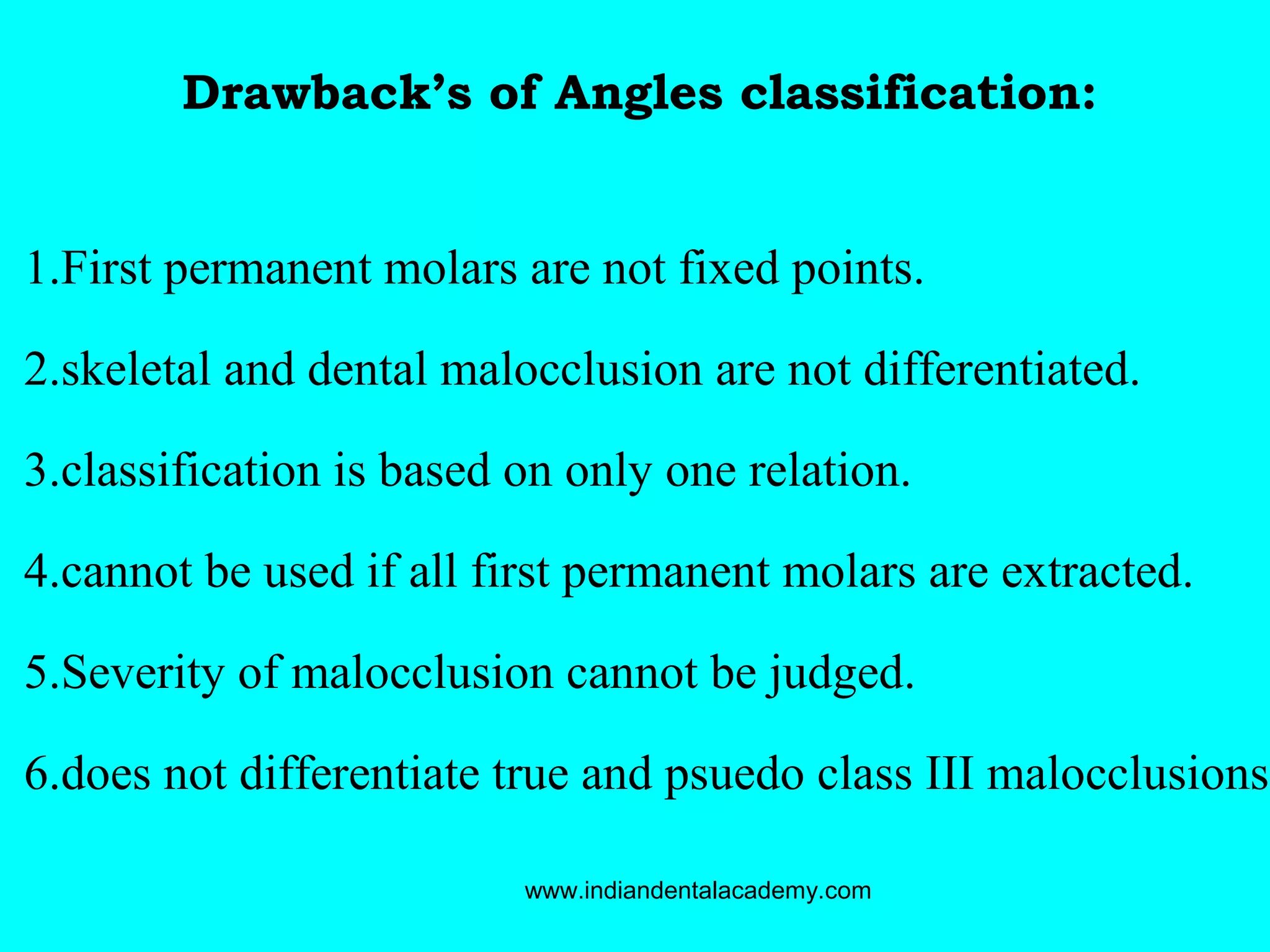 Classification of malocclusion (4) | PPT