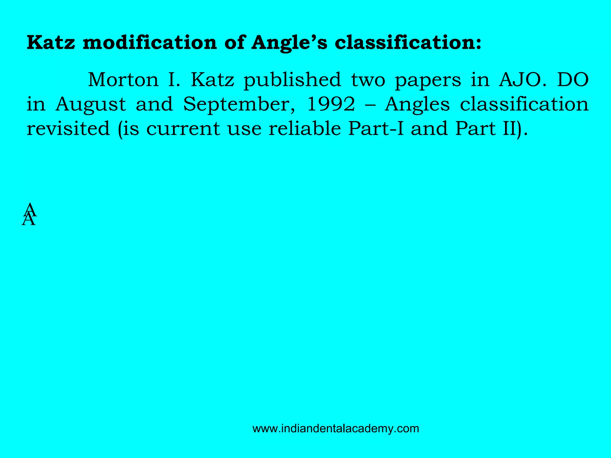 Classification of malocclusion (4) | PPT