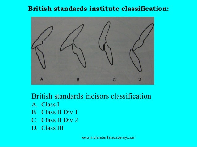 Classification of malocclusion (4)