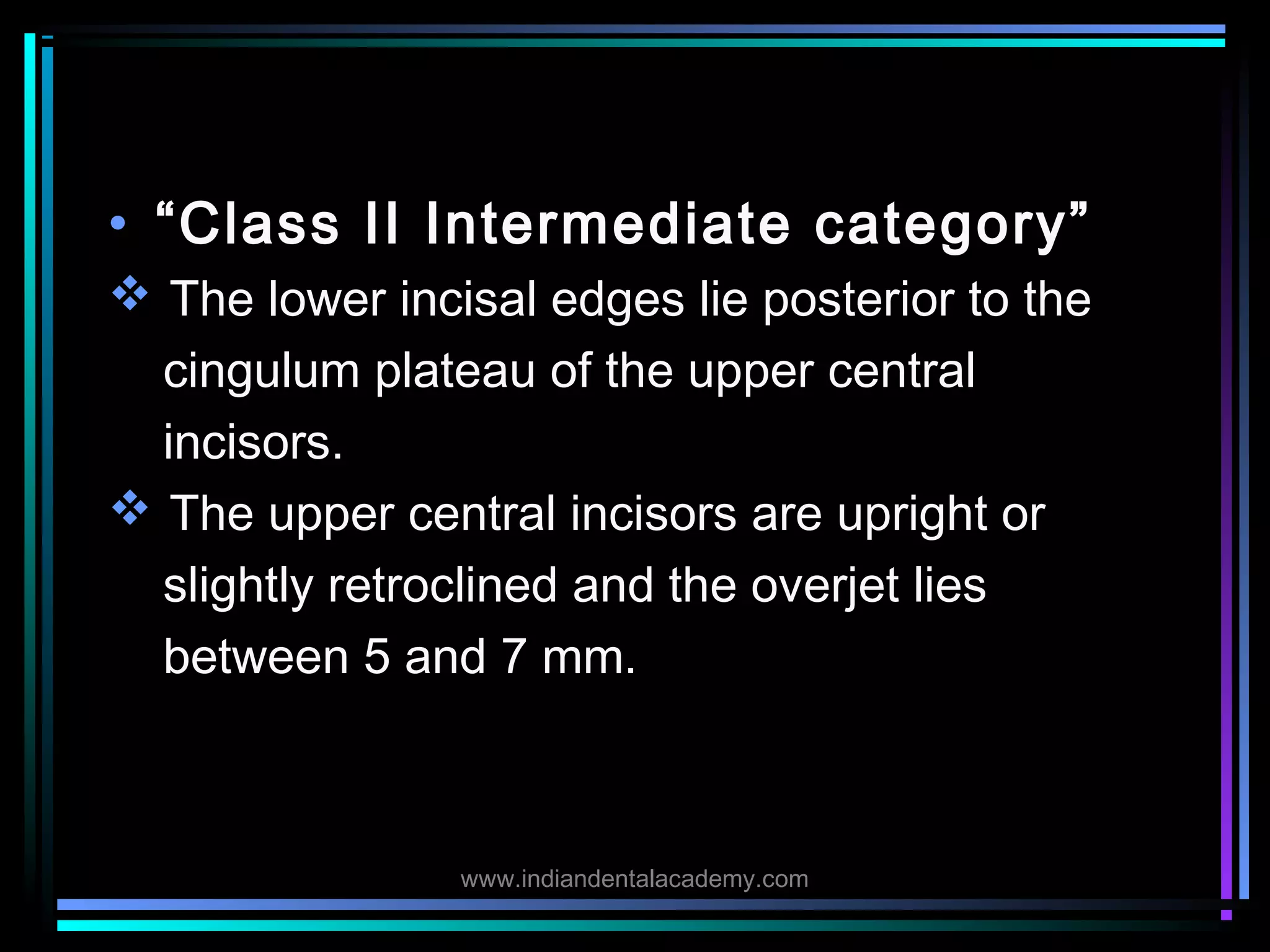 Classification of maloclusion2 | PPT