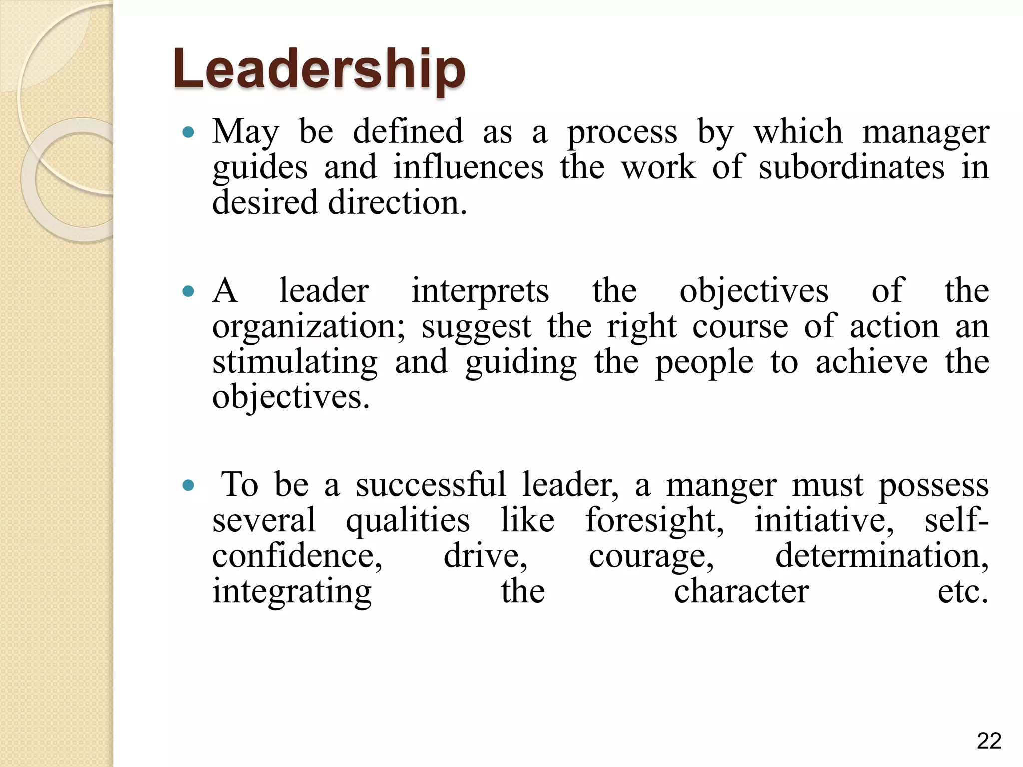 Classification of management functions | PPTX