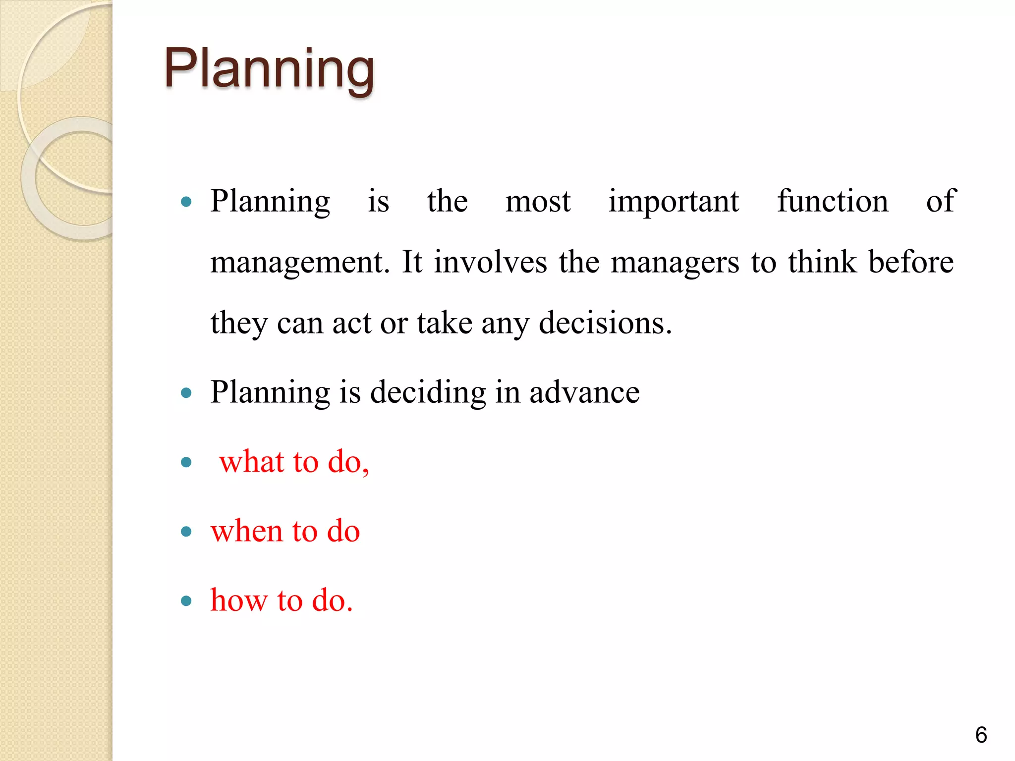 Classification of management functions | PPTX