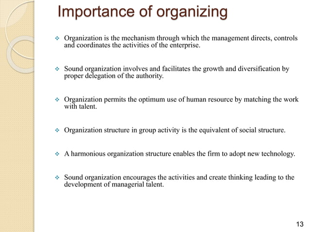 Classification of management functions | PPT