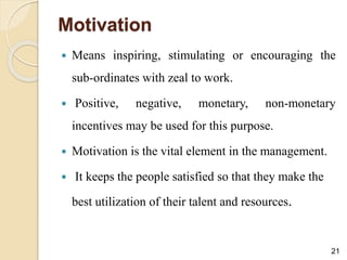 Classification of management functions | PPTX
