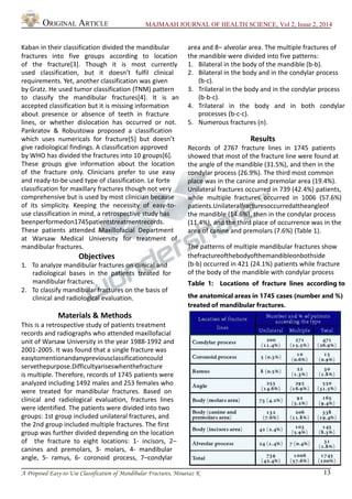Classification of mandibular fractures | PPTX