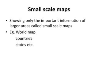 Classification of maps based on scale | PPTX