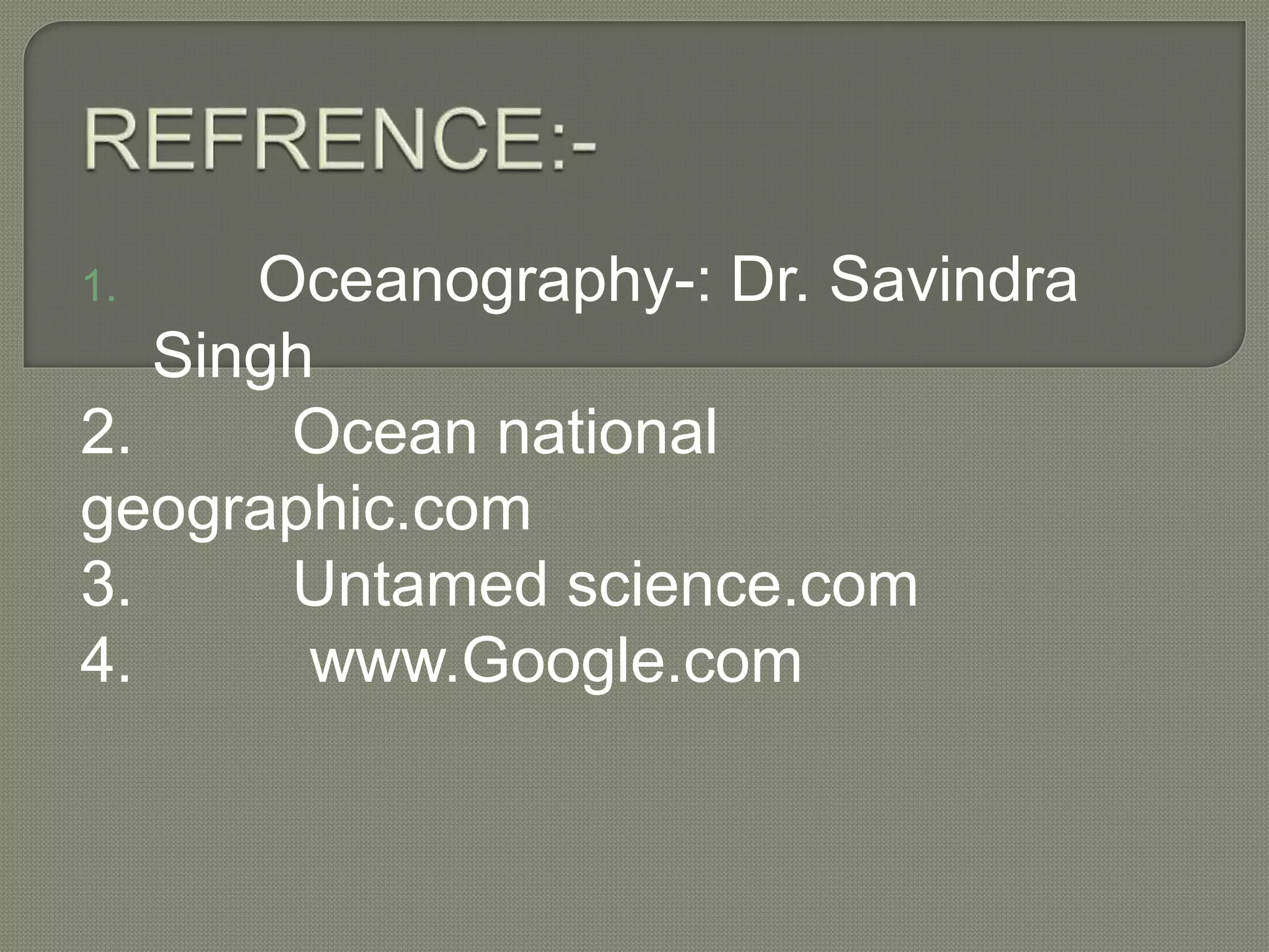 Classification of marine environment ppt | PPTX