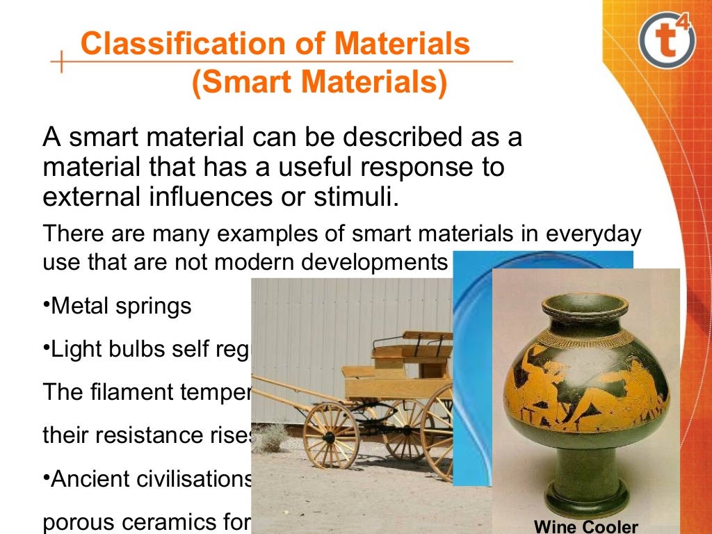 Classification of materials