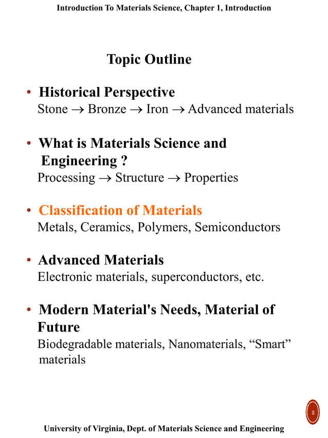Classification of materials | PDF