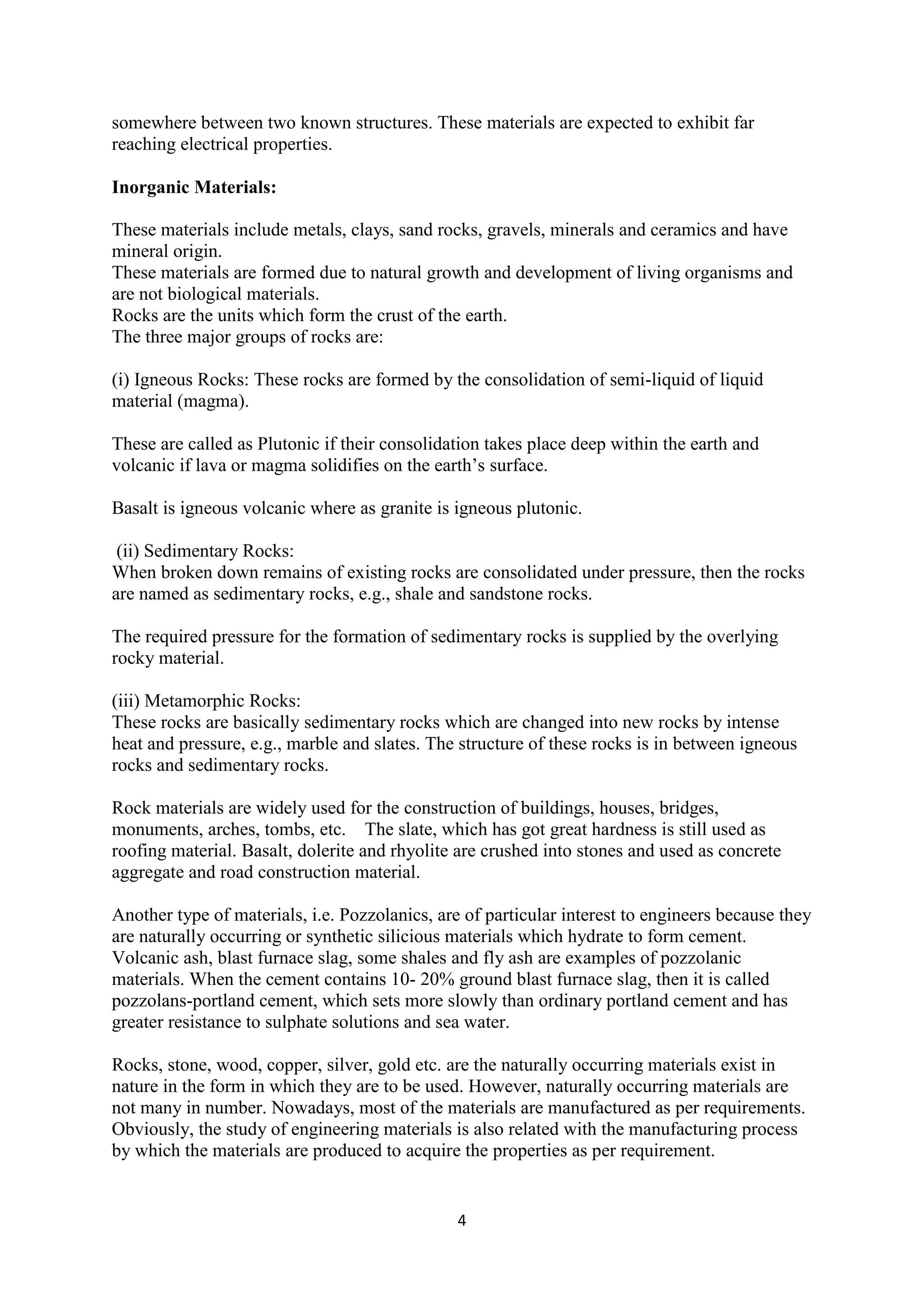 Classification of materials | PDF