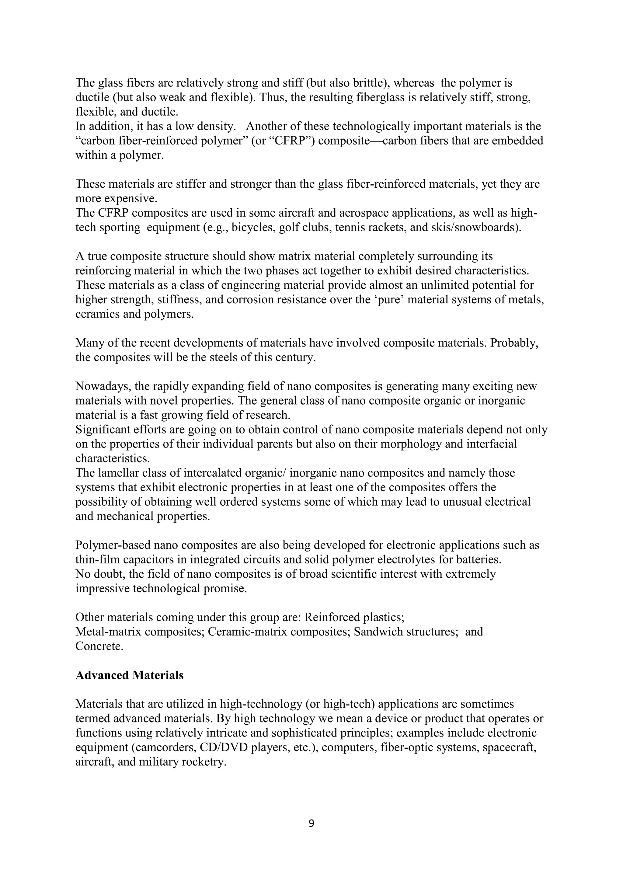 Classification of materials | PDF
