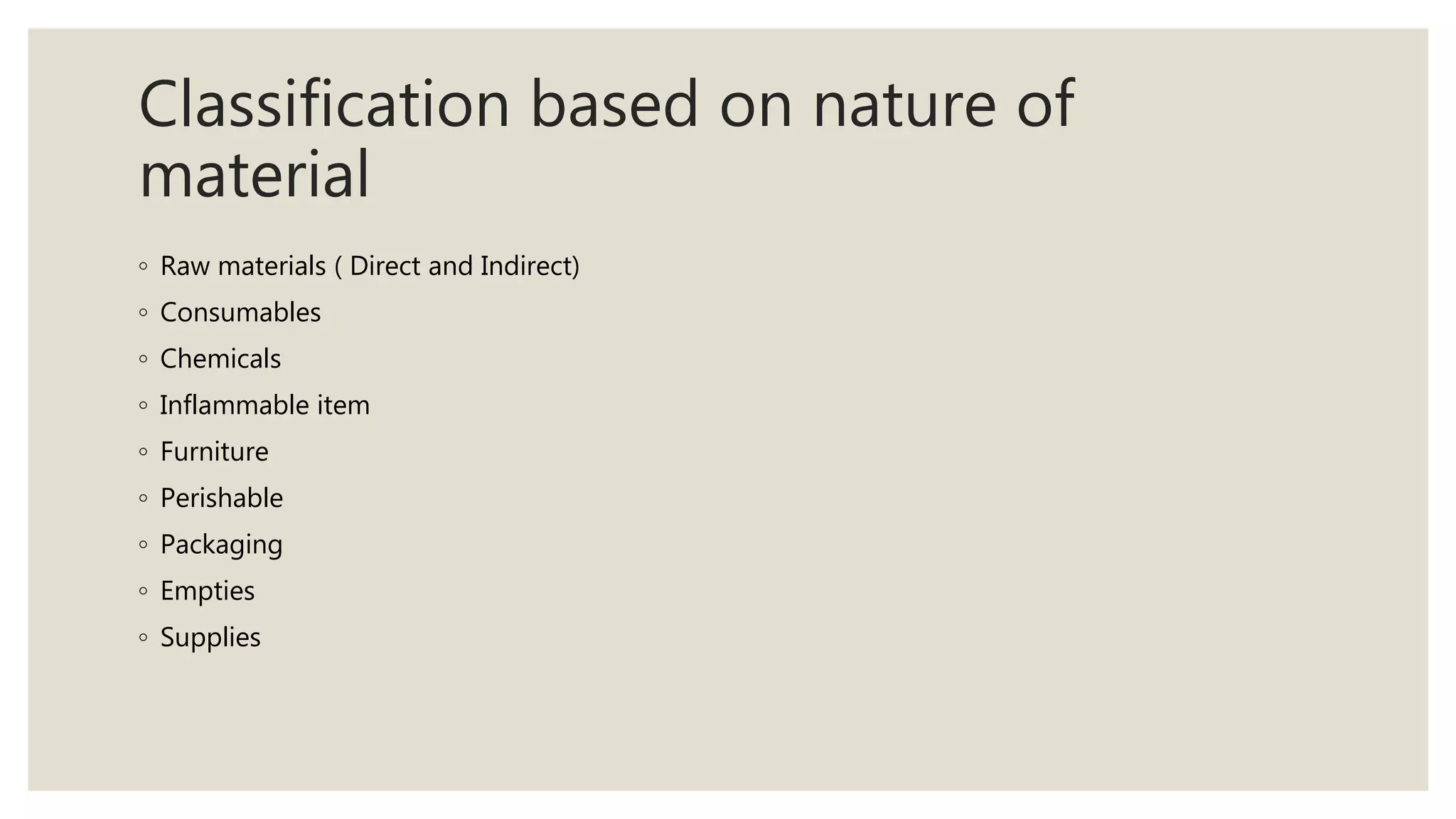 Classification of materials | PPTX