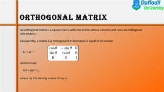Classification of matrix | PPT