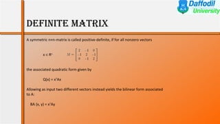 Classification of matrix | PPT