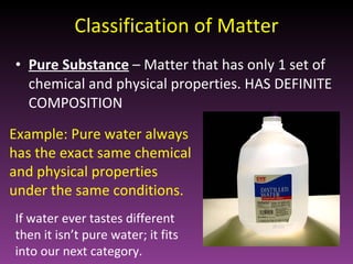 Classification of matter | PPT | Chemistry | Science