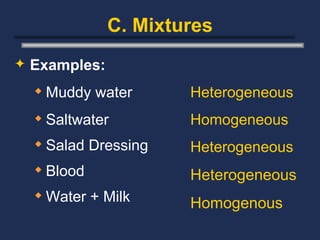 Classification of matter | PPT