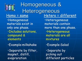 Classification of matter | PPTX